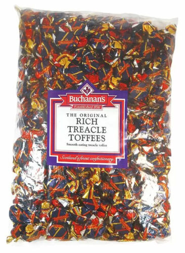 Buchanan's Rich Treacle Toffee Traditional Old Retro Chocolate Sweets ...